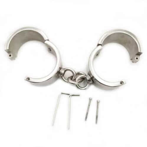 Shackles Thick - Stainless Steel - Lucrezia and De Sade